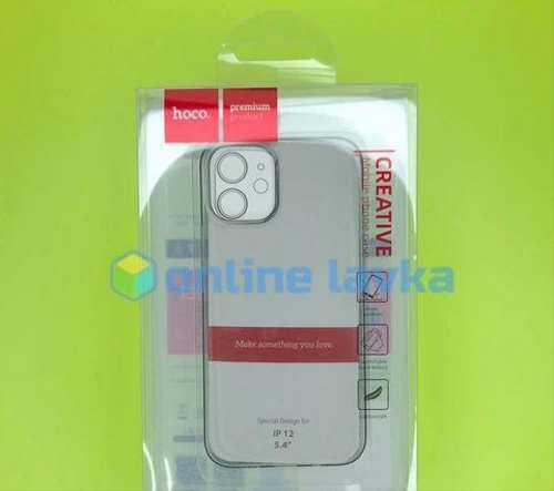 Чехол Hoco Light для iPhone 12 5.4 затемненный