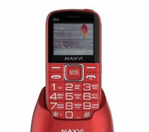 Сотовый телефон Maxvi B5ds 2.00" Red GSM
