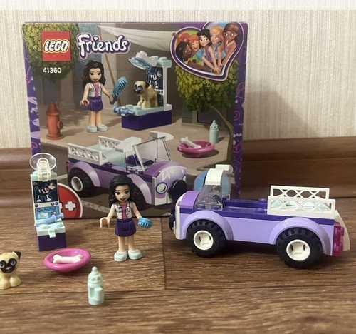 Lego friends Передвижная ветклиника Эммы, 41360