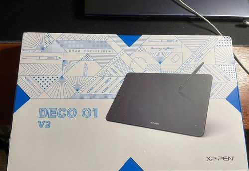 Графический планшет XP-Pen Deco 01 v2