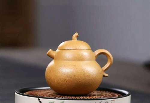 Китайский чайник тыква из исинской глины 120 мл