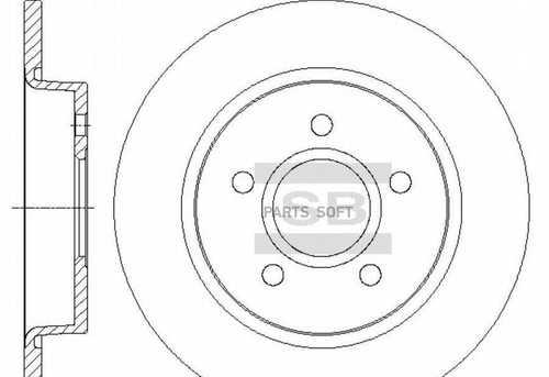 Sangsin brake SD5303 Диск тормозной SD5303 (170476