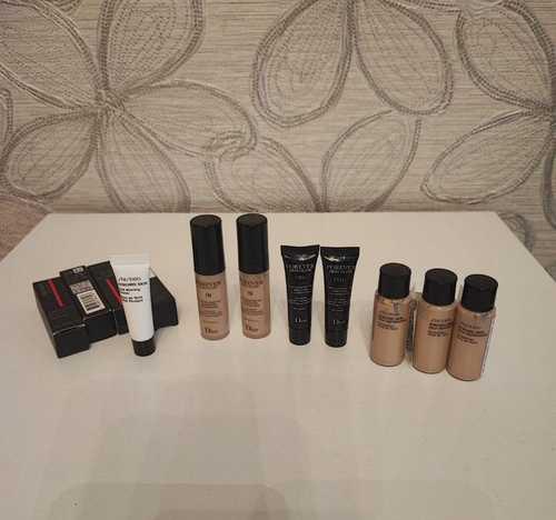 Тональный крем dior, shiseido., тестер оригинал