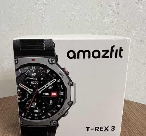 Смарт-часы amazfit T-REX 3 Onyx (новые,рст)