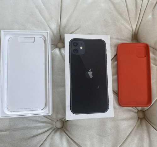 Коробка от iPhone 11 2 чахла