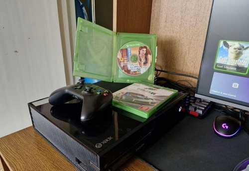 Xbox one 500gb+ 2 игры