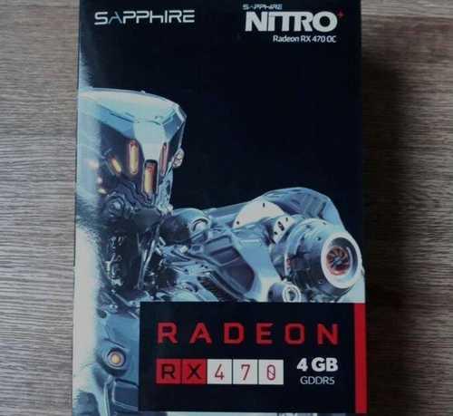 Видеокарта Sapphire Nitro+ RX470 4Gb