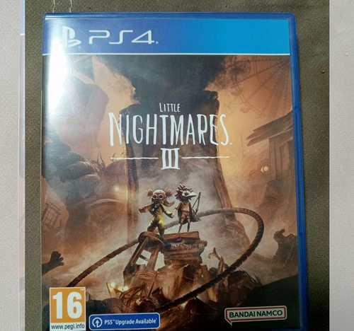 Little nightmares 3 ps4 диск