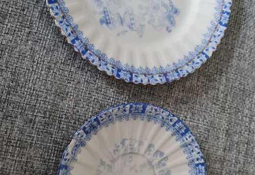 Тарелки из чайного сервиза china blau