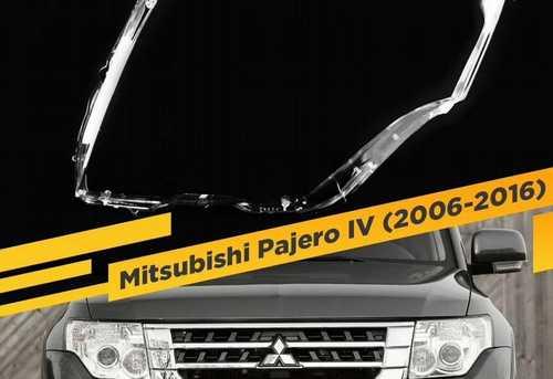 Стекло для фары Mitsubishi Pajero IV (2006-2020) Л