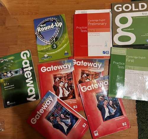 Учебники Gateway, Gold first, Pearson, Round-Up3