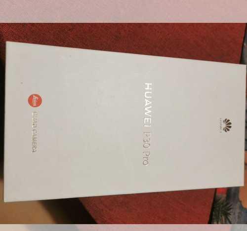 Коробка от huawei p30 pro