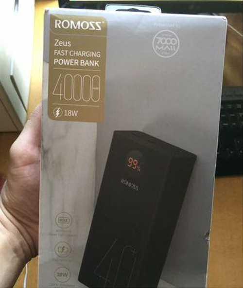 Внешний аккумулятор Romoss Zeus PEA40 40000 mAh