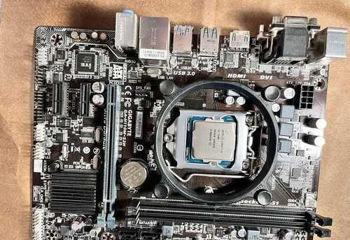 Комплект Gigabyte GA-H110M-S2H + Intel i5 7400