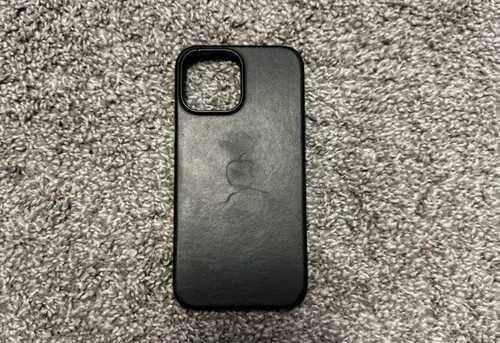 Оригинальный кожаный чехол iPhone 13 pro max