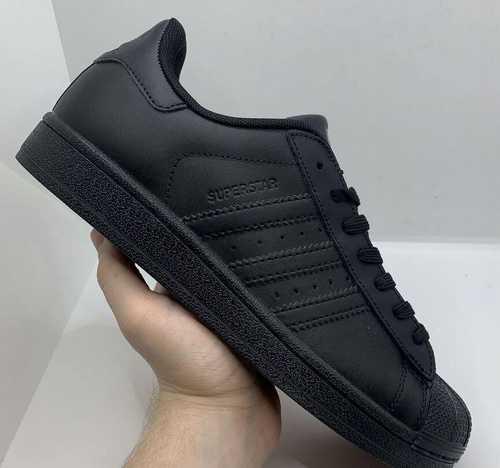 Кроссовки adidas superstar all black