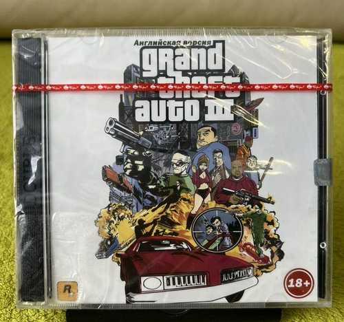 GTA 3 Grand Theft Auto 3 2CD Бука PC jewel силд