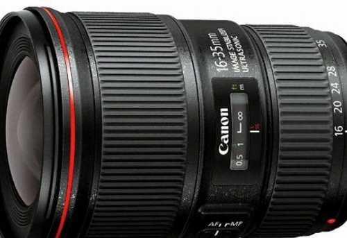 Объектив Canon EF 16-35mm f/4L IS USM,Новый