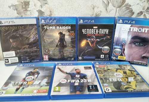 PS4 Tomb Raider/ FIFA/ Детроит/ Forspoken/ Spider