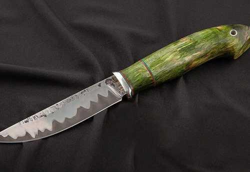 Нож "Волжанин-2", сталь Ламинат, обкладки сталь 40