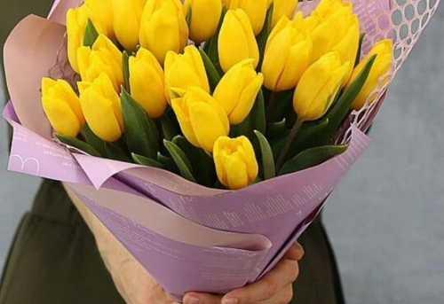 Букет тюльпанов цветы