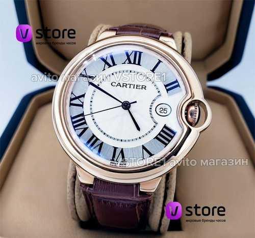 Мужские наручные часы Cartier Ballon Bleu DE