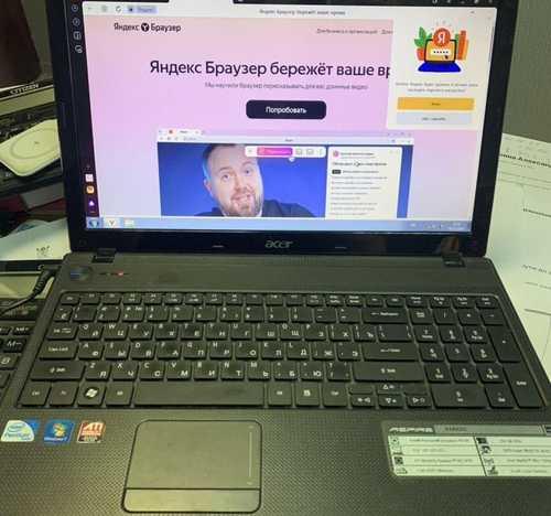 Ноутбук Acer aspire 5742 zg