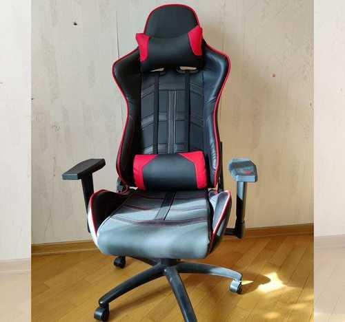 Геймерское кресло Everprof Lotus S10 Экокожа Красн