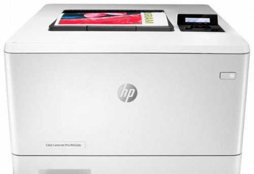 Принтер HP Color LaserJet Pro M454dn белый