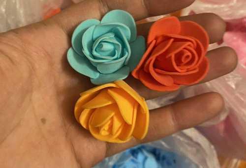 Розы из фоамирана