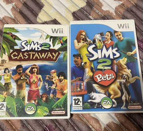 Sims 2 castaway + pets (два диска ) на Wii
