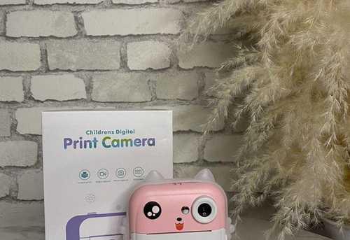 Детская камера-Фотоапарат с моментальной печатью