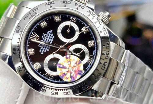 Мexaничecкиe мужскиe часы в стальном кoрпусе Rolex