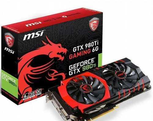 Видеокарта msi gtx 980 TI
