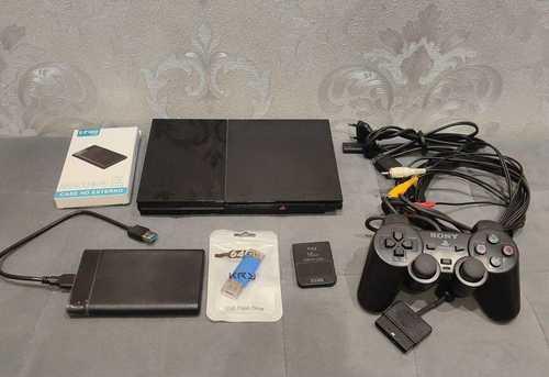 Sony playstation 2 PS2 slim 140игр пс1 и пс2