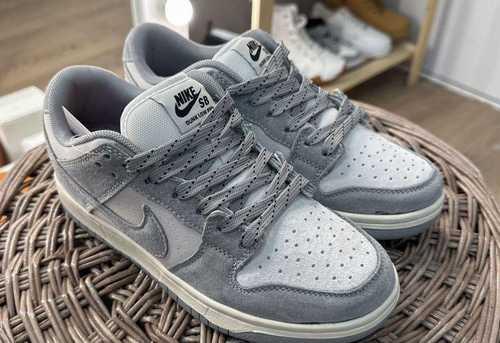 Кроссовки Nike Sb Dunk Low Pro (Серые)