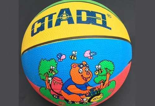 Мяч баскетбольный резиновый L0005 р.1