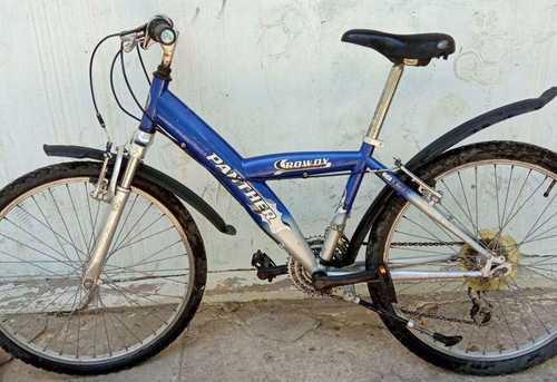Велосипед горный подростковый, колеса 24'