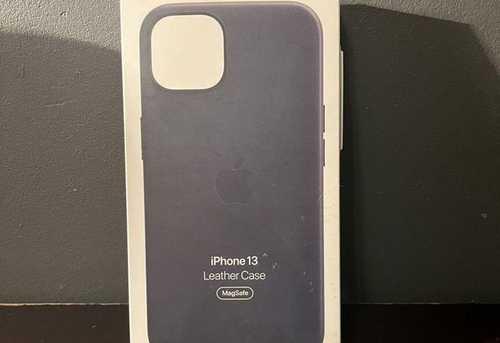 Чехол Apple iPhone 13 Leather Case Midnight