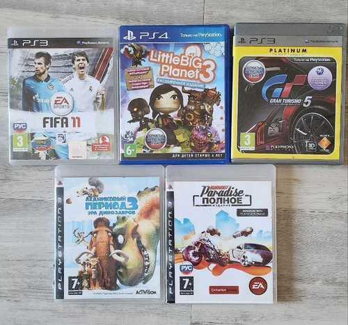 Диски на ps3