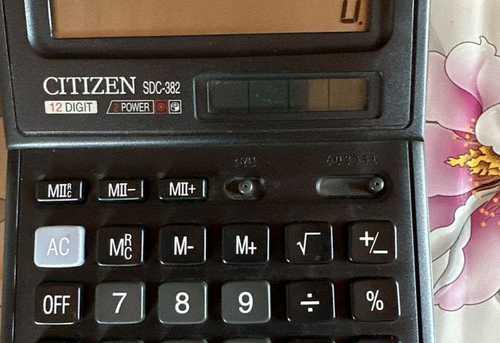 Калькулятор citizen sds -382