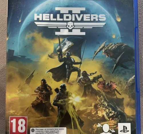 Helldivers 2 ps5 диск