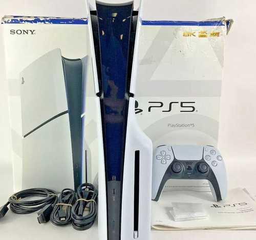 Sony playstation 5 slim с дисководом + гарантия