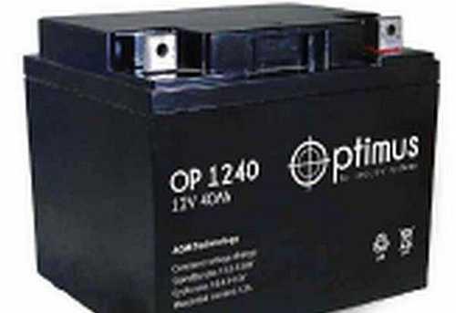 Аккумулятор Optimus OP 1240 (12V / 40Ah)
