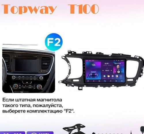 Topway T100 (TS7/T7S) KIA Optima 3 F2 версия "AB"