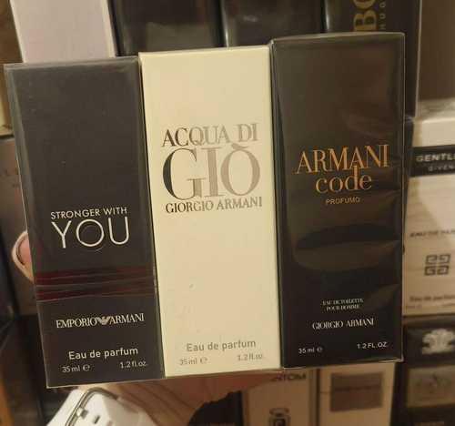 Духи мужские Giorgio Armani 3шт лот для заказа