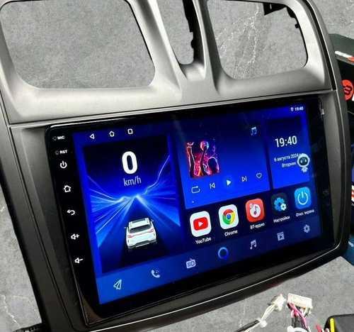 Магнитола android на Renault Sandero