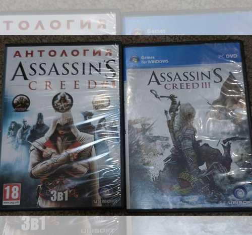 Компьютерные игры диски для пк Assasin's creed