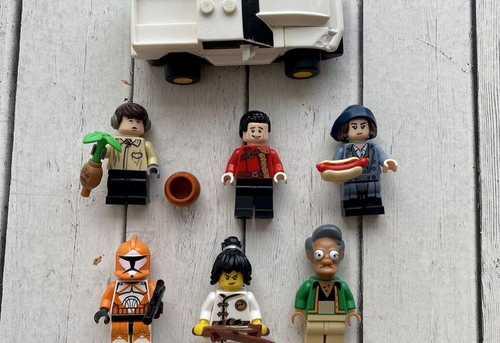 Лего минифигурки симпсон, гарри поттер, ниндзяго