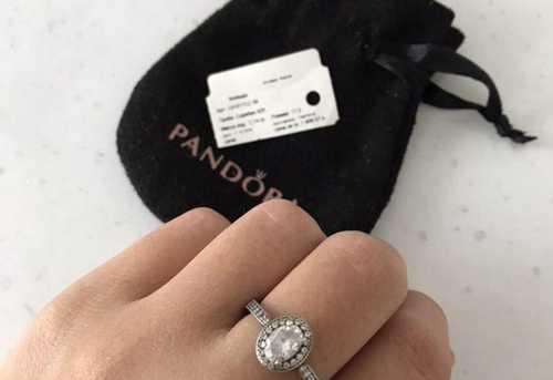 Серебряное кольцо Pandora оригинал р 17,5